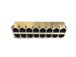 RJ45 USB Jack With Magnetic Module Integrated connector